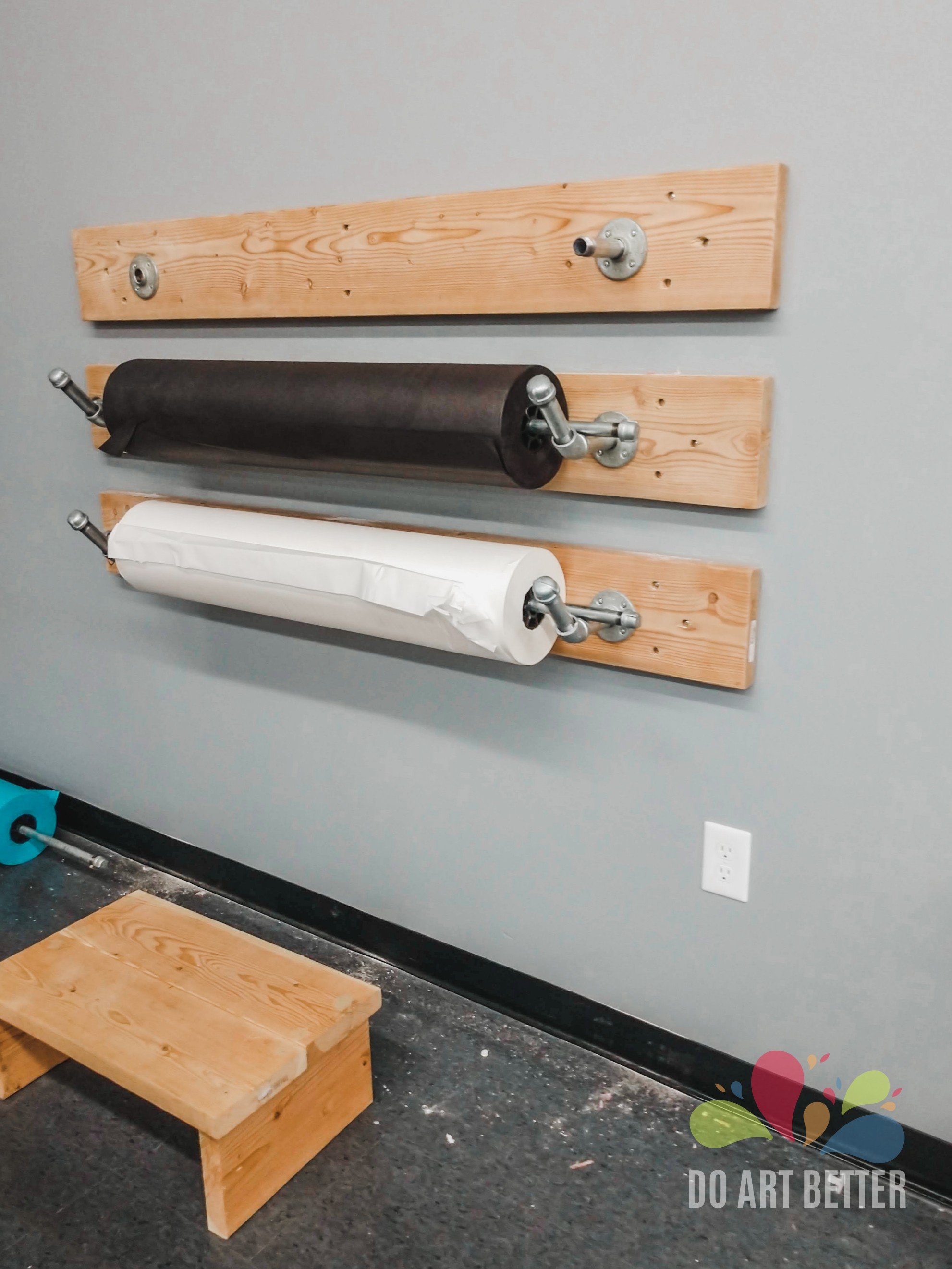 DIY Holder for Butcher Paper – Do Art Better